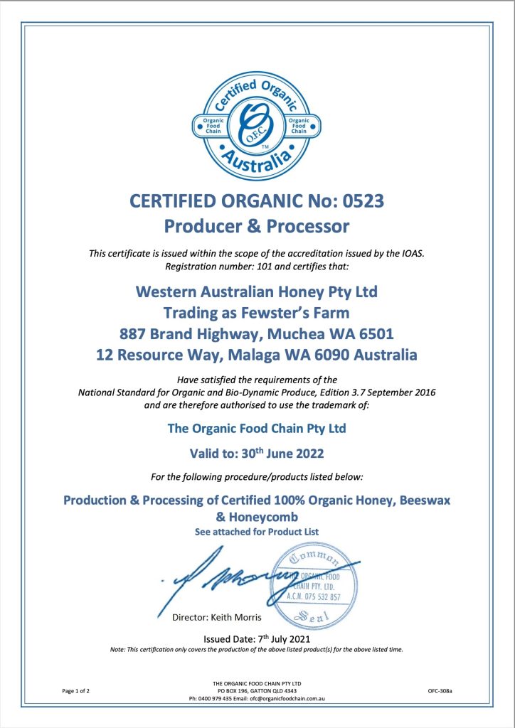 About us - Fewster's Farm Honey