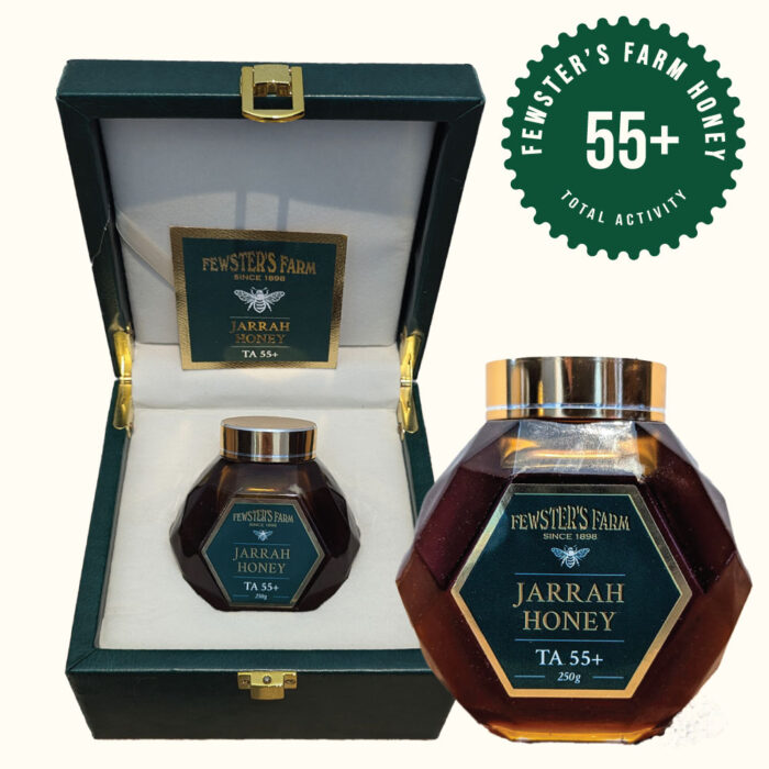 Jarrah Honey TA55+ - Fewster's Farm Honey